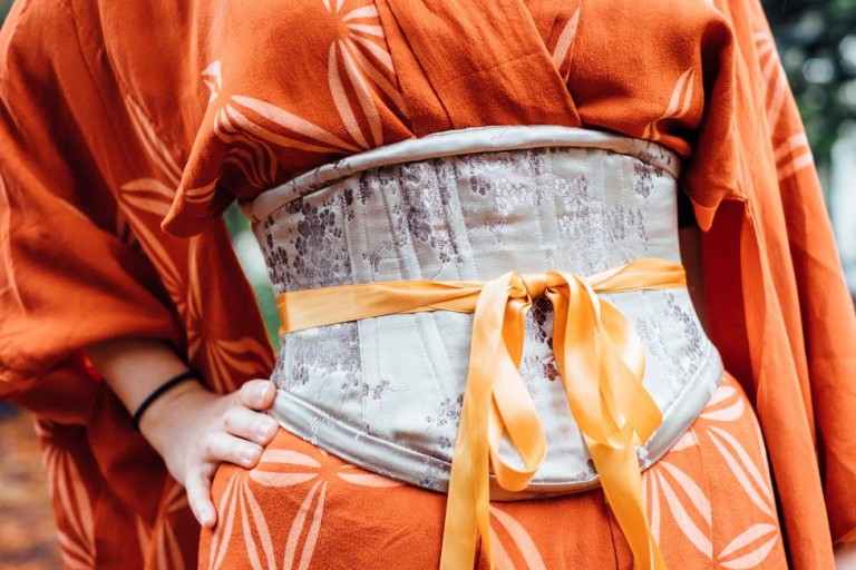 Jue's Corset Belt Made Using My Free Corset Belt Pattern - Corset Training